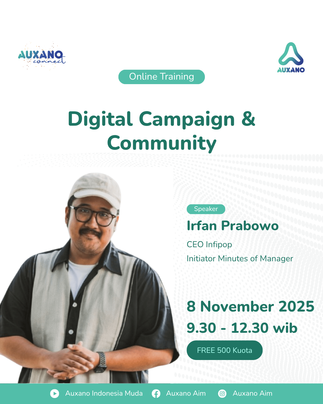 Digital Campaign & Community | Yayasan Auxano Indonesia Muda